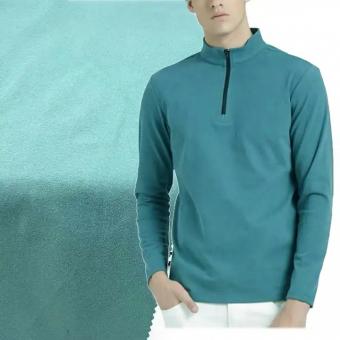 Custom brush interlock knit sports fabric double brushed polyester ...